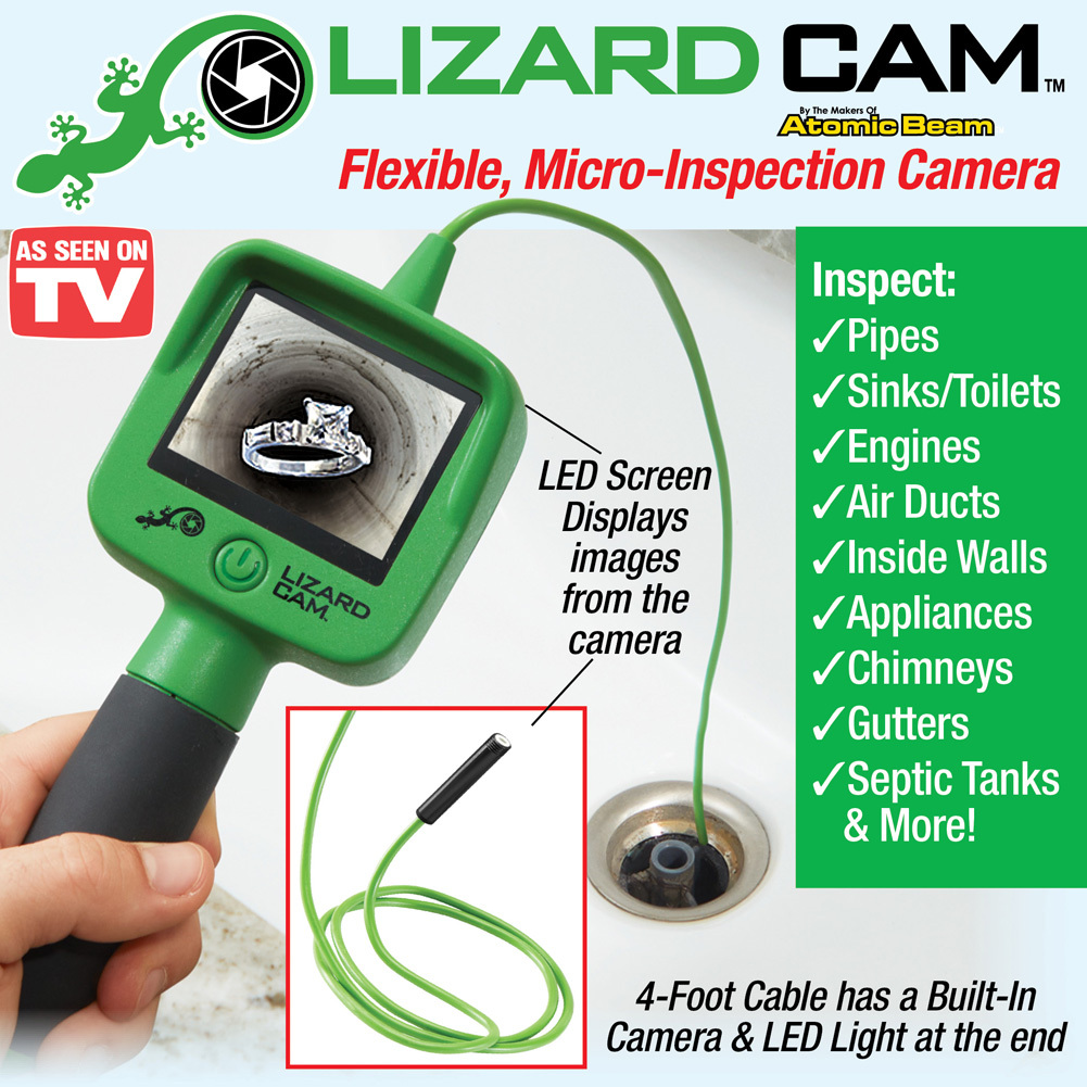 Lizard Cam Atomic Beam Waterproof Flexible Micro-Inspection Camera As ...