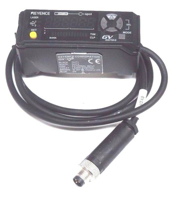 KEYENCE GV-21P SENSOR AMPLIFIER GV SERIES, 10/30VDC, GV21P - Other Sensors