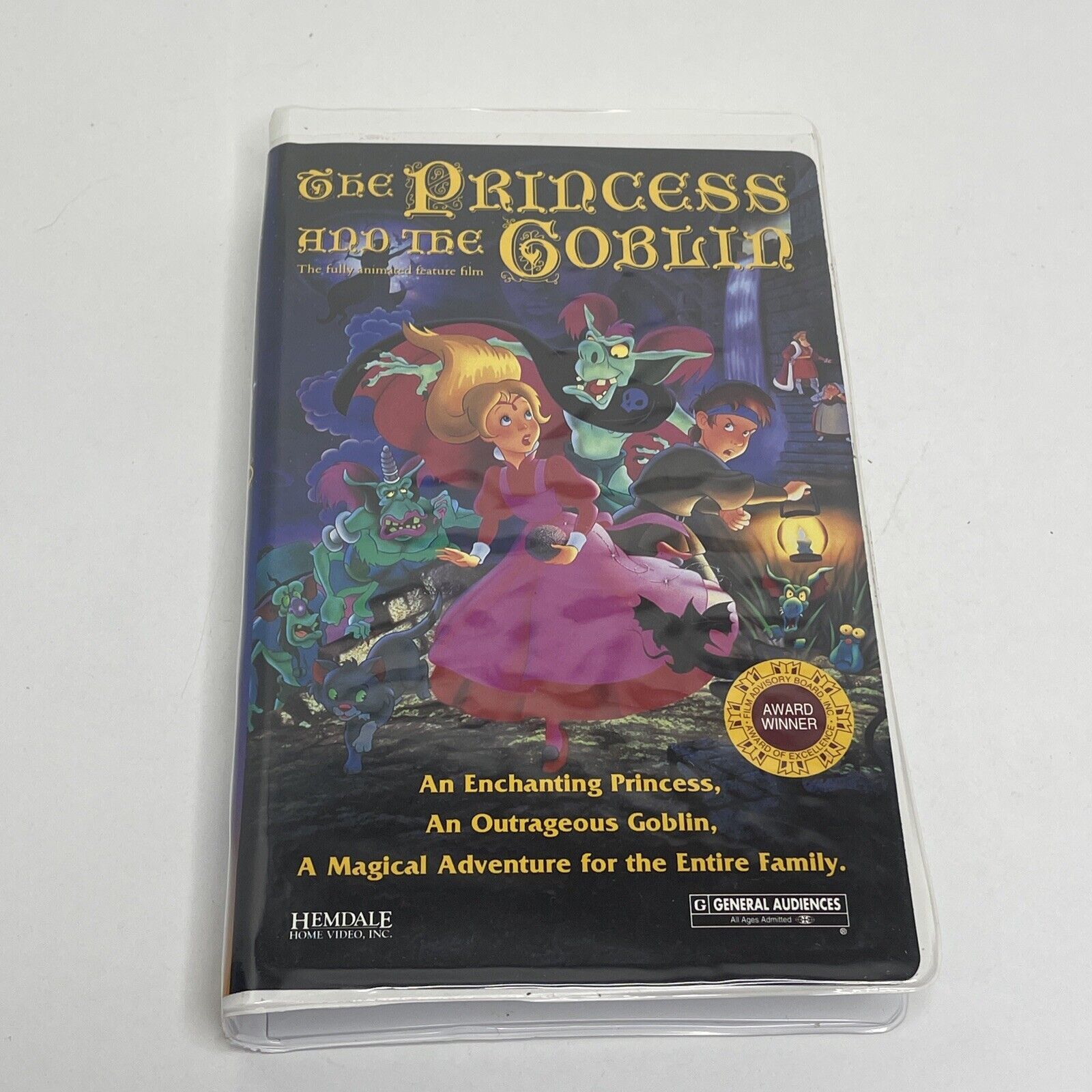 The Princess and the Goblin VHS Tape Clamshell Case 1994 Hemdale - VHS ...
