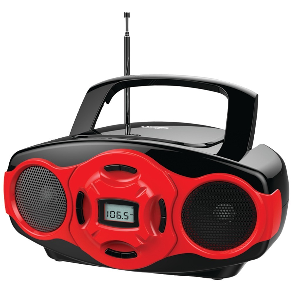 Naxa Portable Cd And Mp3 Mini Boom Boxes & Usb Player (red) NAXNPB264RE ...