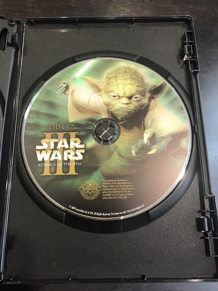 Star Wars Episode III: Revenge of the Sith (DVD, 2005, 2-Disc Set ...