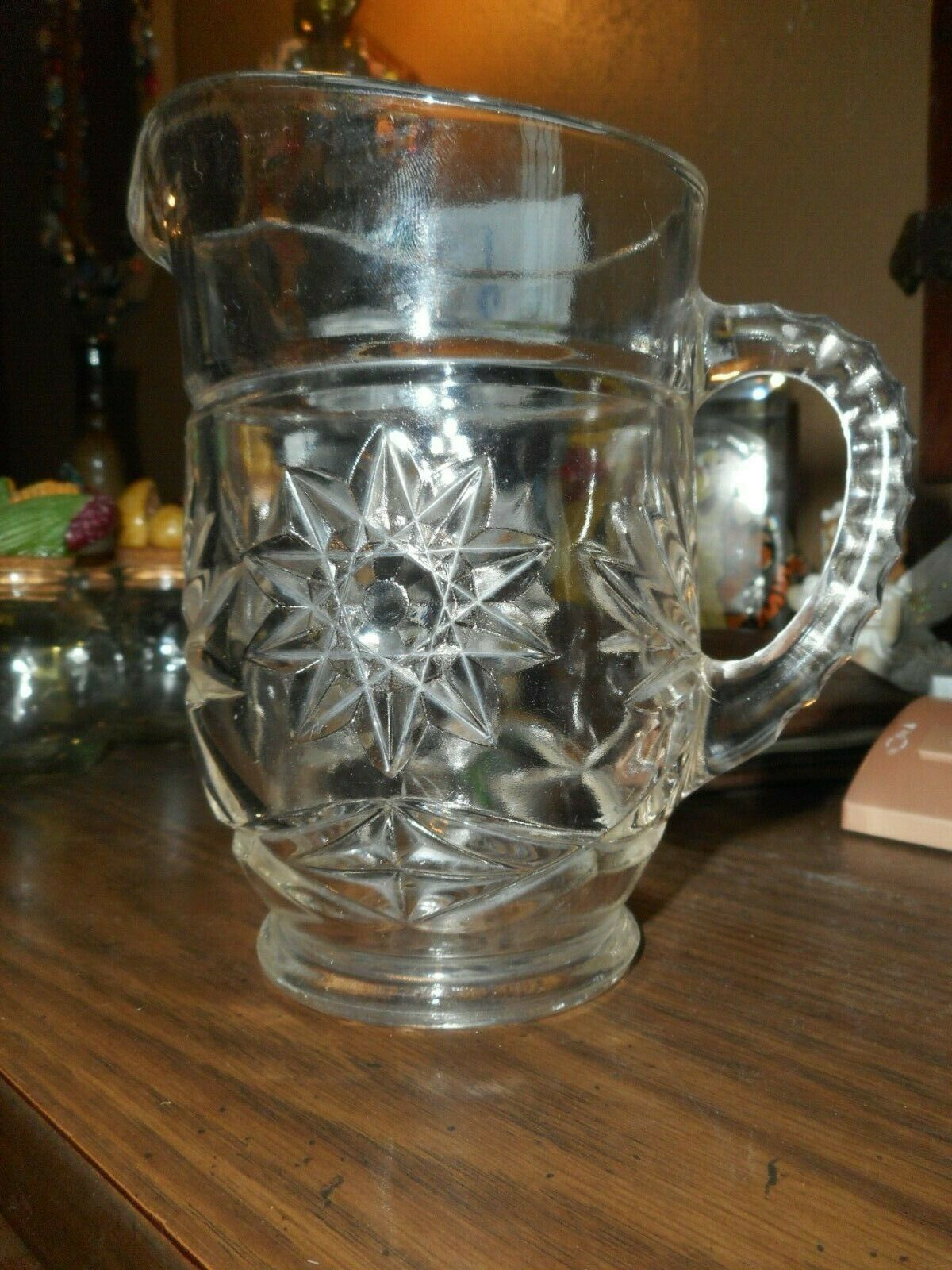 Drink & Barware Home & Living Vintage Pint Pitcher Prescut Clear By ...