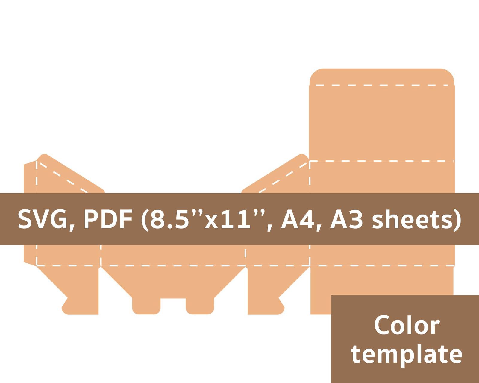 Bread box template, bread box svg, bread and similar items