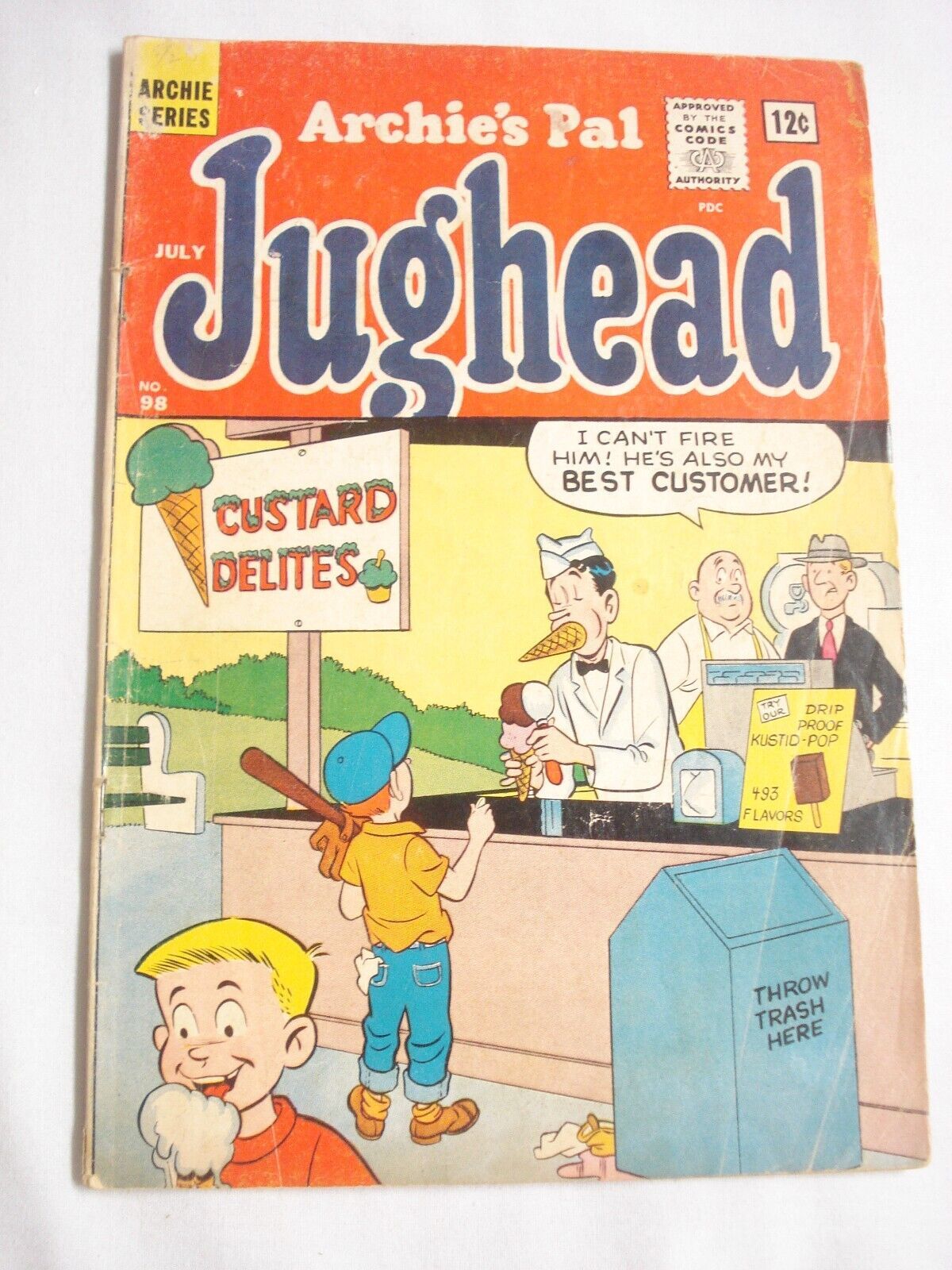 Archie's Pal Jughead #98 1963 Fair Archie Comics Baseball & Paul Revere ...