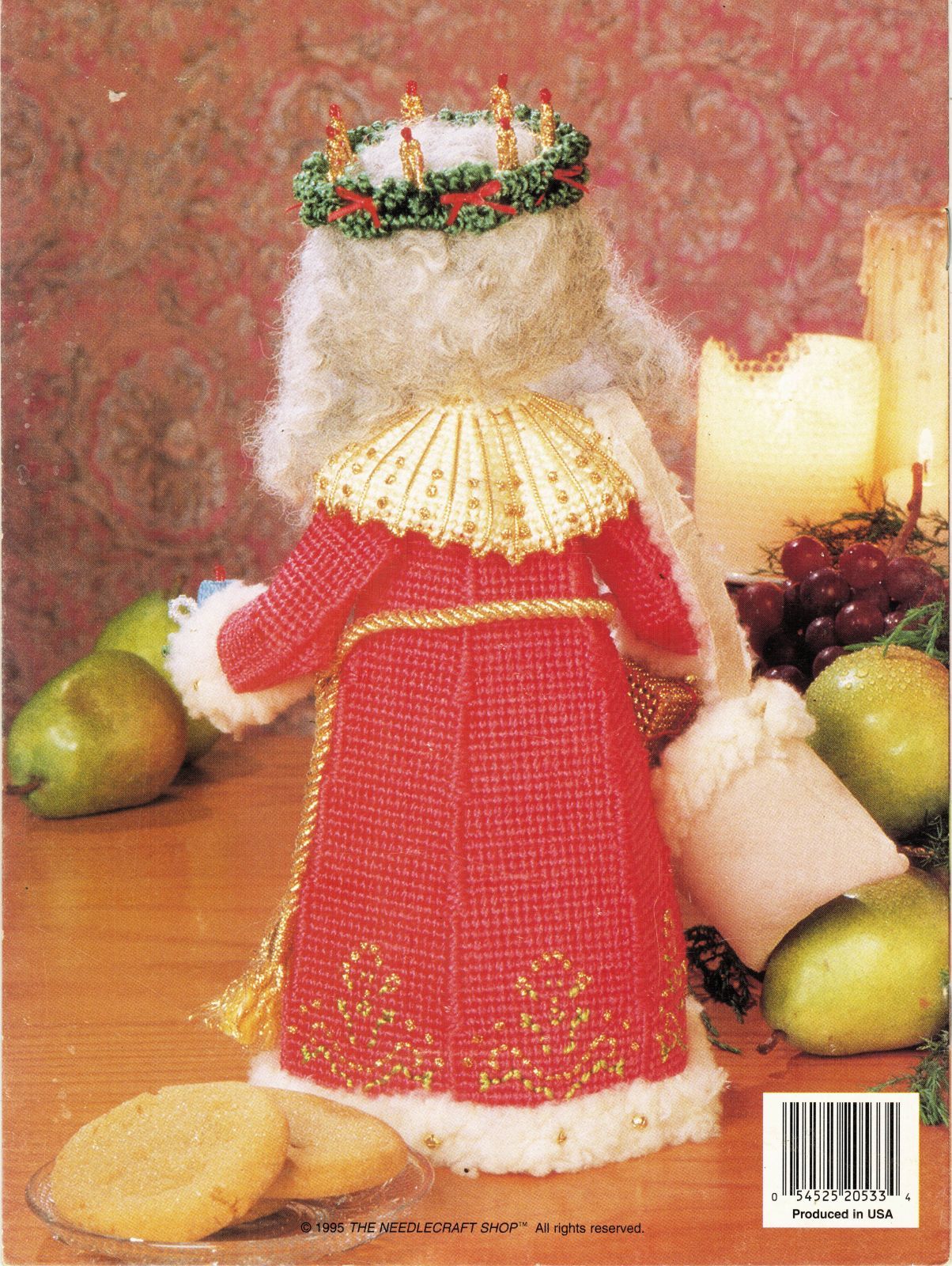 Old World Santa Juleman Scandinavian Festival of Lights Plastic Canvas ...