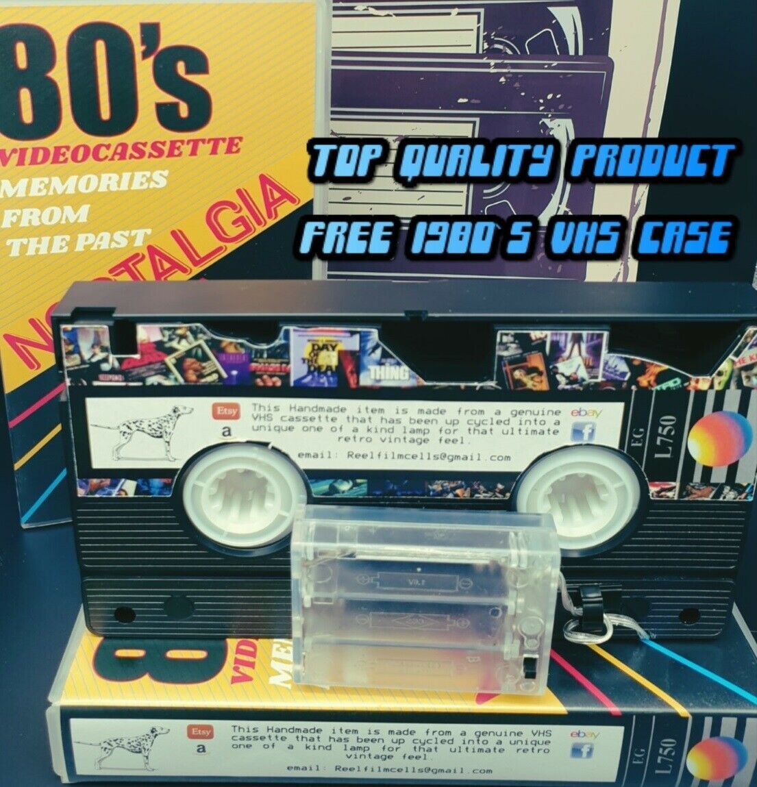 Retro VHS Lamp,The Goonies,Night Light Stunning Collectable, Top ...