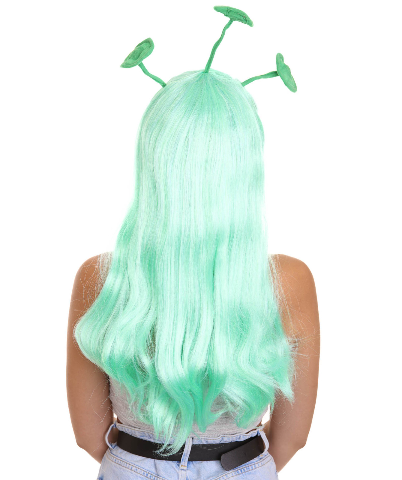 Luis and The Aliens Wig with 3 Antennaes | Green TV/Movie Wigs - Wigs ...