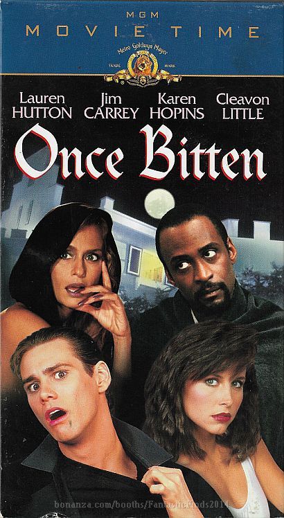VHS - Once Bitten (1985) *Lauren Hutton / Karen Hopins / Jim Carrey ...