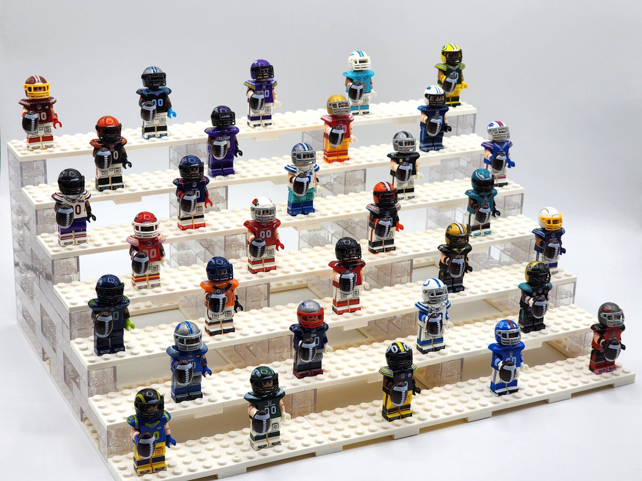 32pcs Collection NFL Football Teams Football Players Minifigures ...