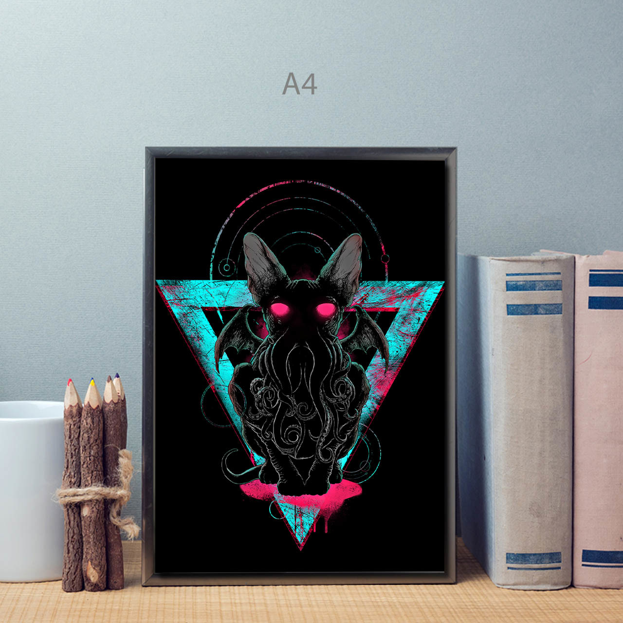 Evil Satan Animal Horror Demon Lair Matte/Glossy Poster A0 A1 A2 A3 A4 ...