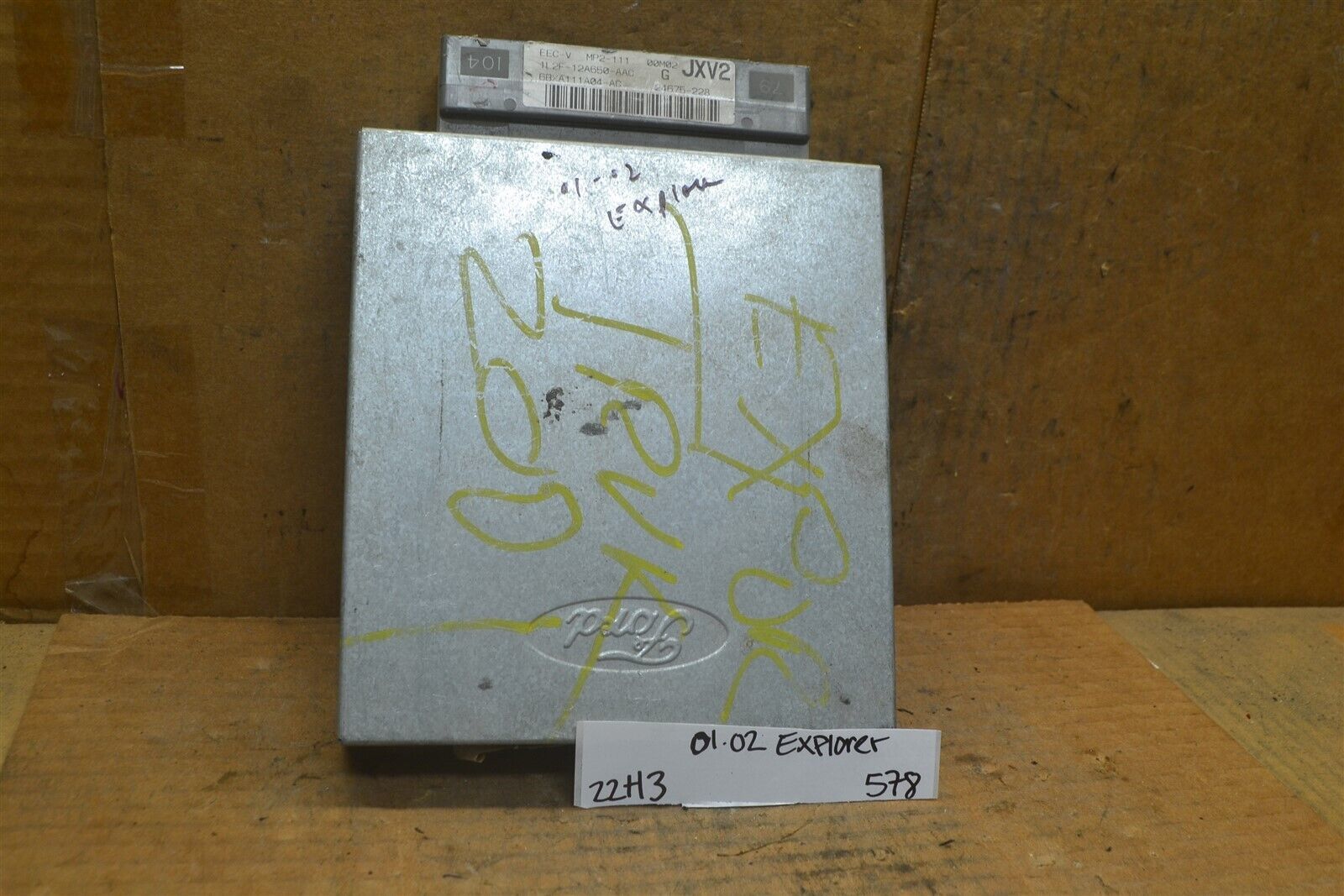 2001-2002 Ford Explorer Engine Control Unit ECU 1L2F12A650AAC Module 578-22H3 - Engine Computers