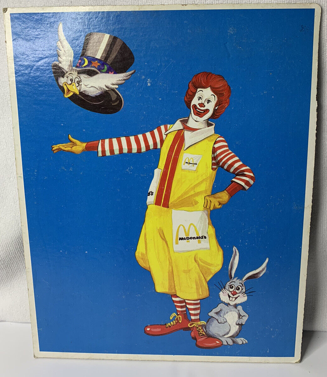 Vintage Ronald McDonald, McDonald's, Frame Tray Puzzle, Golden Books ...