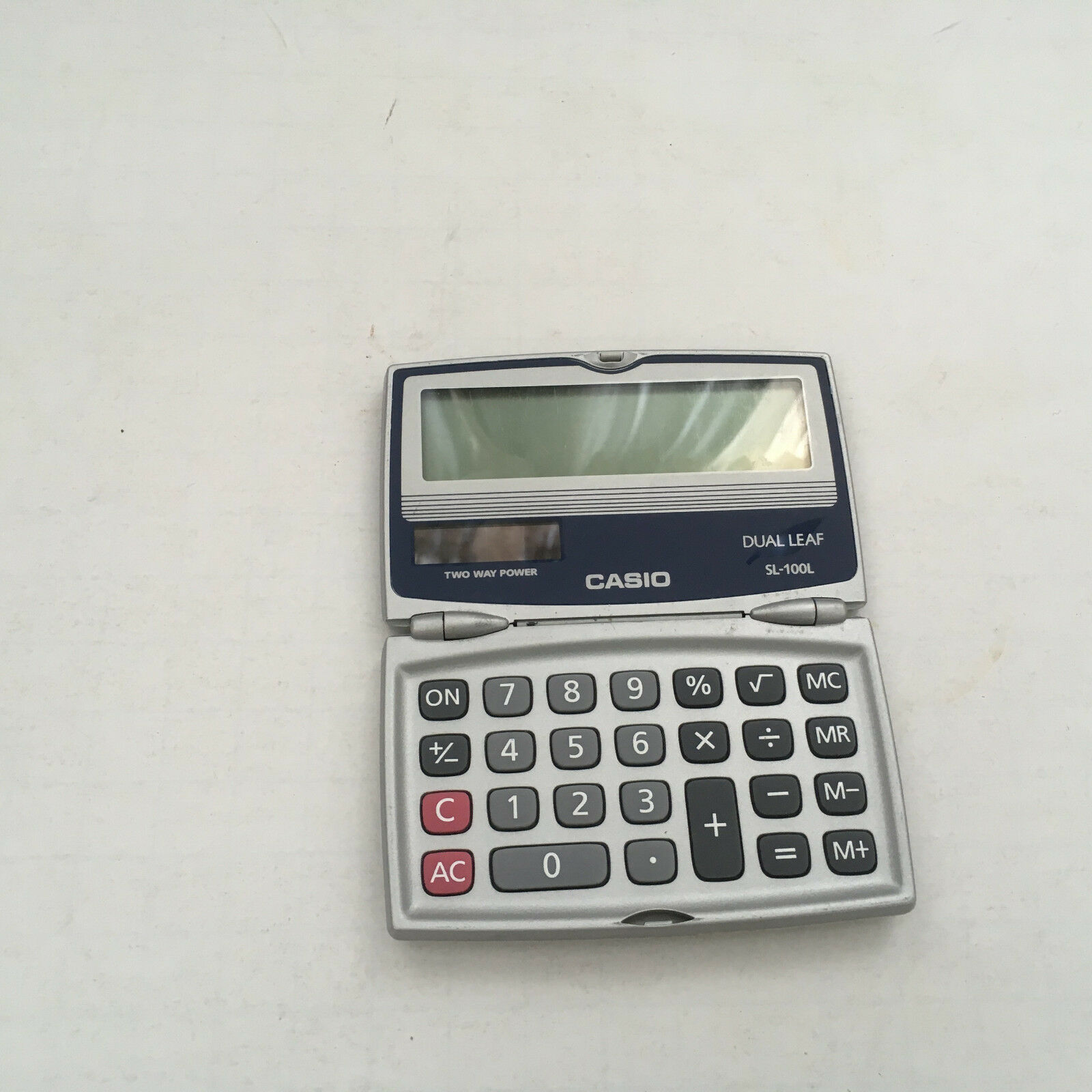 casio dual leaf two way power small flip lid calculator - Calculators