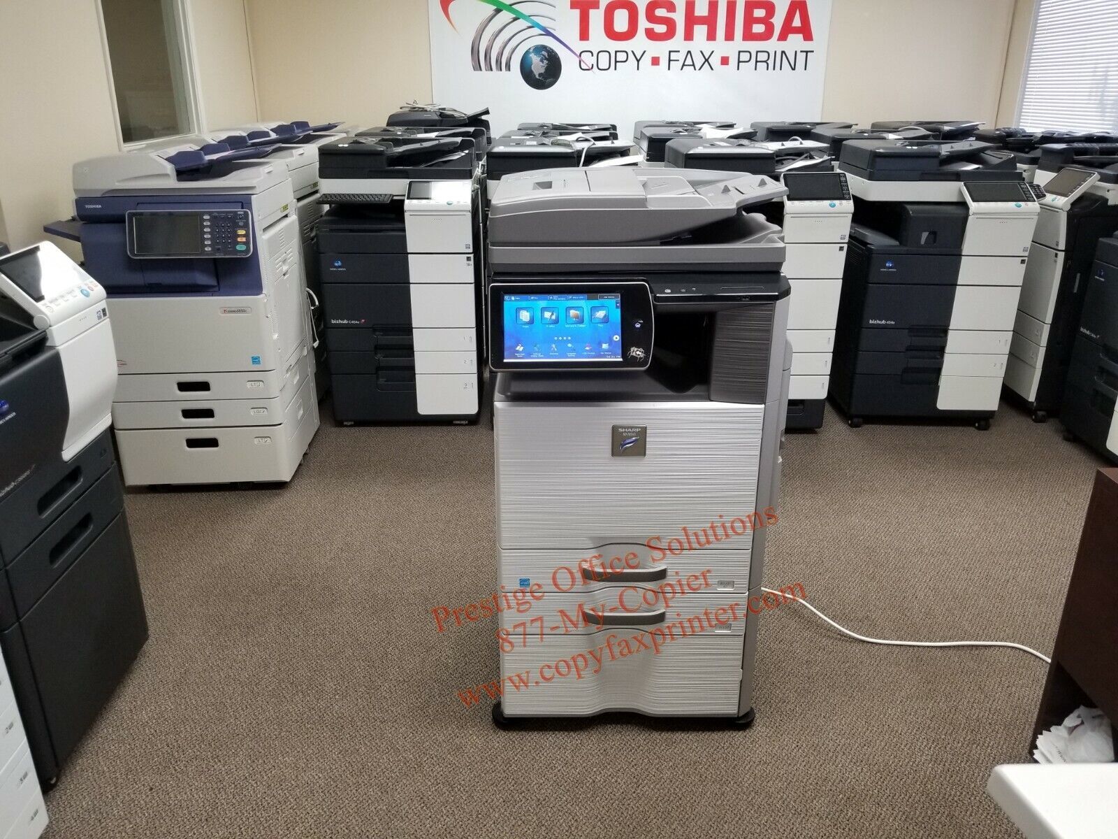 Sharp MX-M365N Black/White Copier Printer Scanner Low Meter! - Copiers