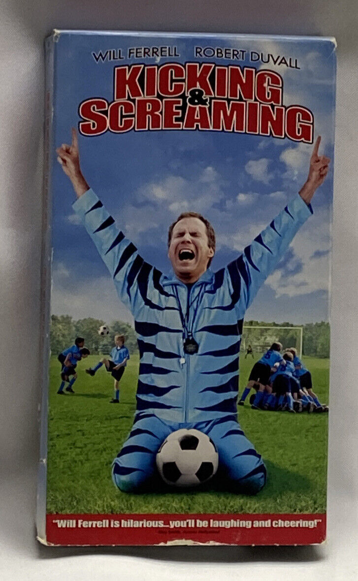 Kicking & Screaming VHS Video Tape And Box Late Release Will Ferrell ...