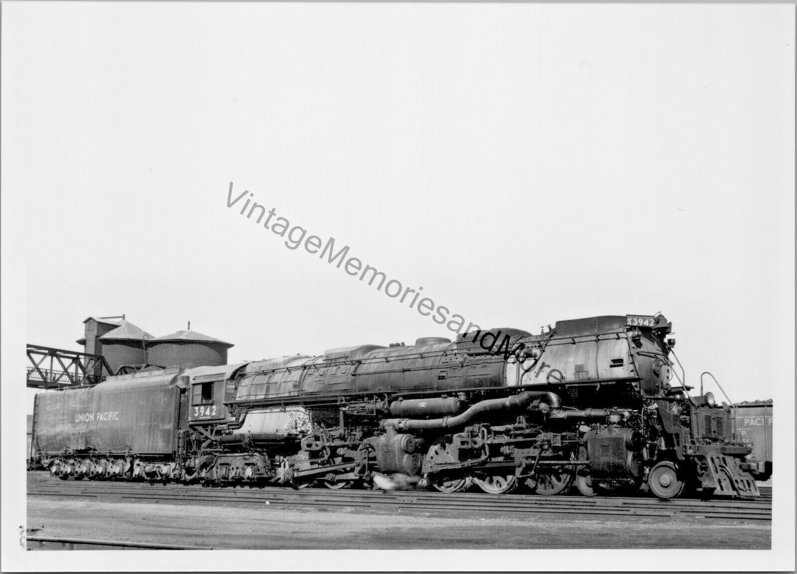 Vintage Union Pacific Railroad UP 3942 Steam Locomotive T2-259 ...
