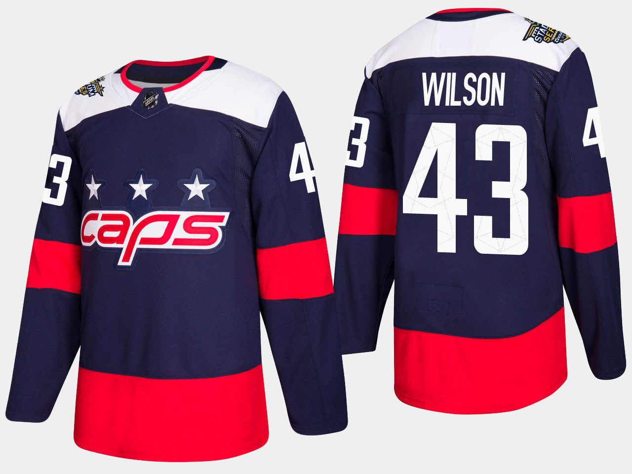 Men's Washington Capitals #43 Tom Wilson Jersey Sewn on Navy Hockey ... Men's Washington Capitals #43 Tom Wilson Jersey Sewn on Navy Hockey ...