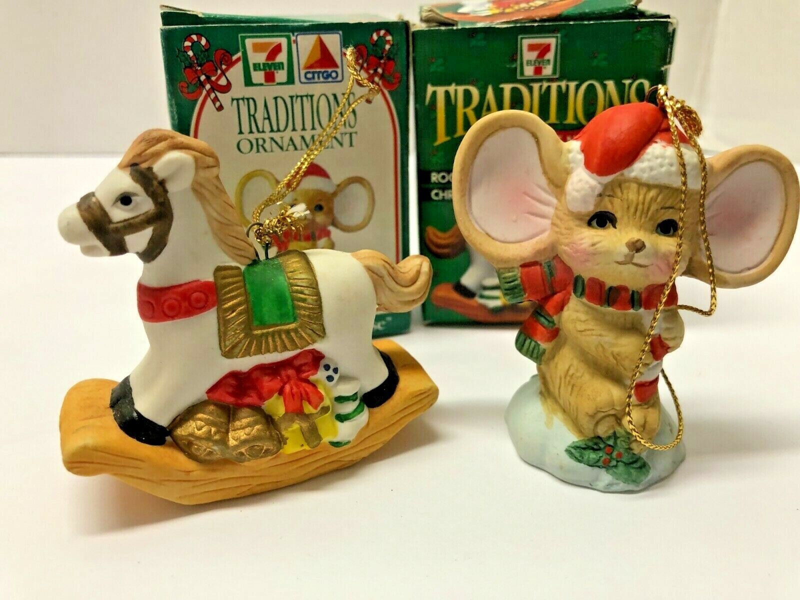 7 ELEVEN CITGO Set of 2 Merry Christmouse and Rockin Christmas ...
