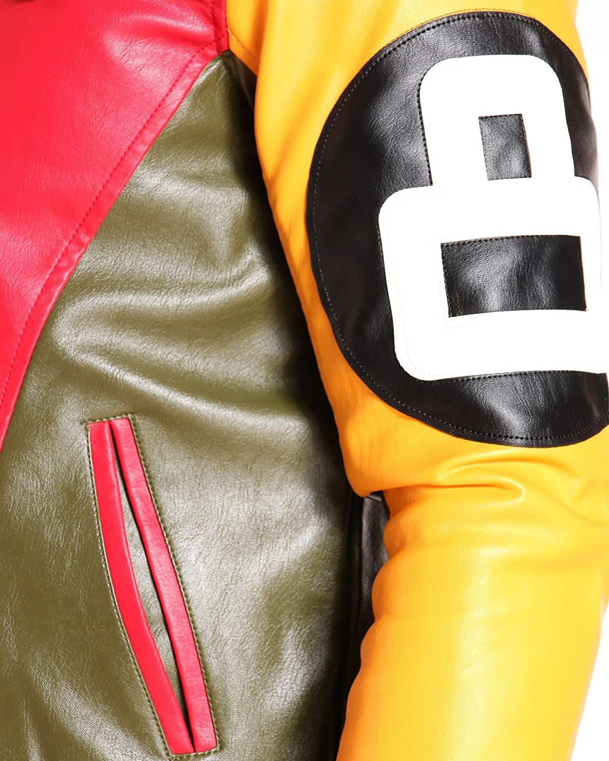 MENS 8 BALL POOL BOMBER HOODIE LEATHER JACKET - Coats & Jackets