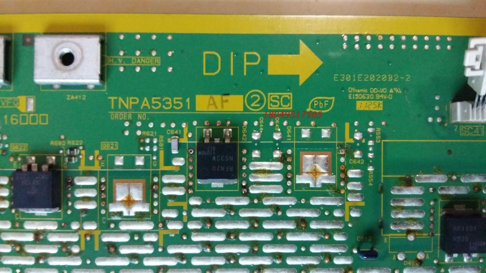 TNPA5351AF BOARD TNPA5351 AF 2 SC For PANASONIC TC-P50S30 TESTED USED ...