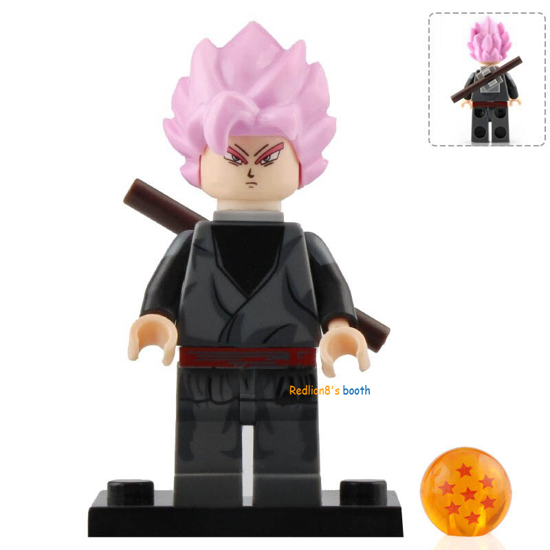 Goku Black Dragon Ball Saiyan Minifigure Lego Compatible Toys - Figures