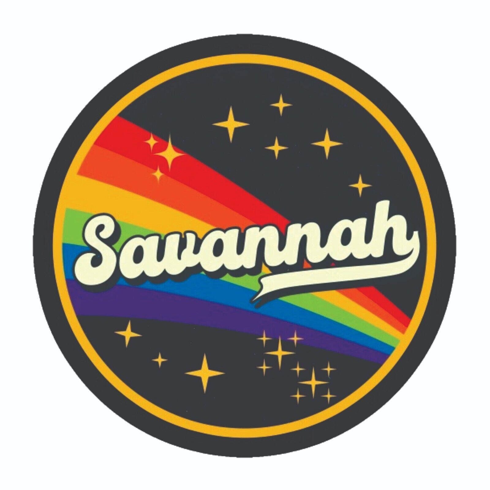 Savannah Georgia Sticker Decal Bumper Sticker - Historical Memorabilia