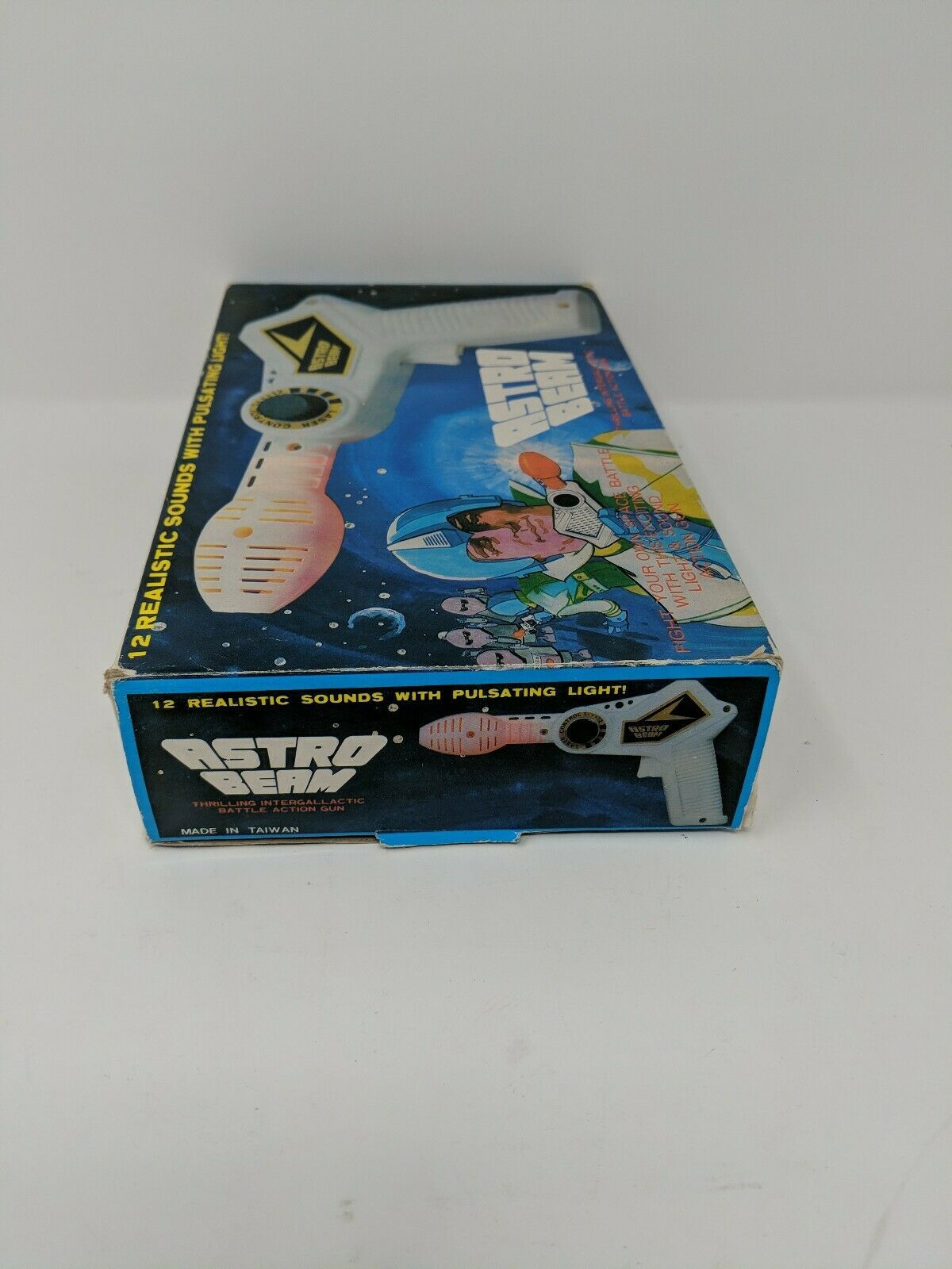 Astro Beam Laser Ray Gun Space Toy Pistol Blaster Weapon w/ Box Working ...