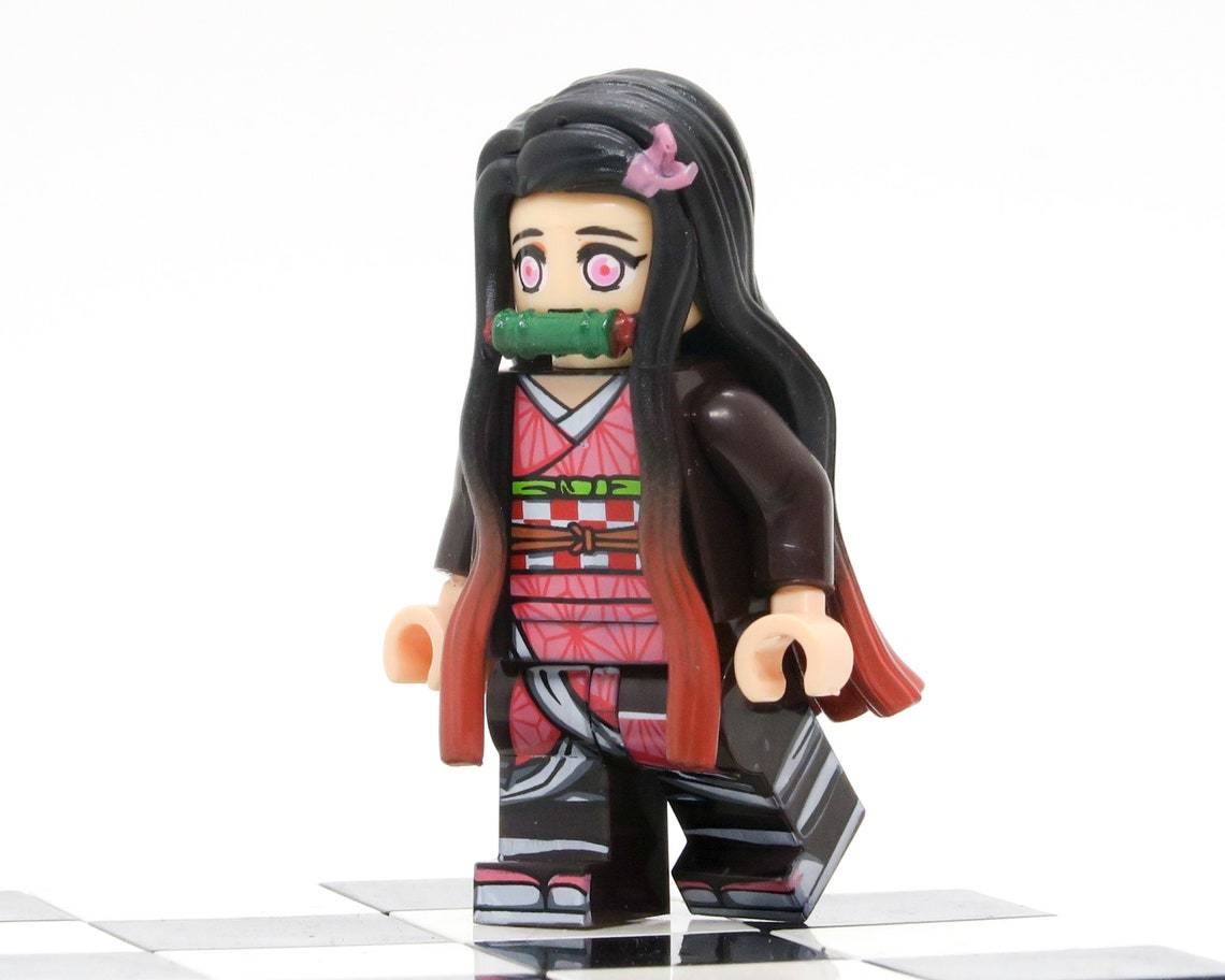 Demon Slayer Kimetsu No Yaiba Kamado Nezuko Minifigures Accessories ...