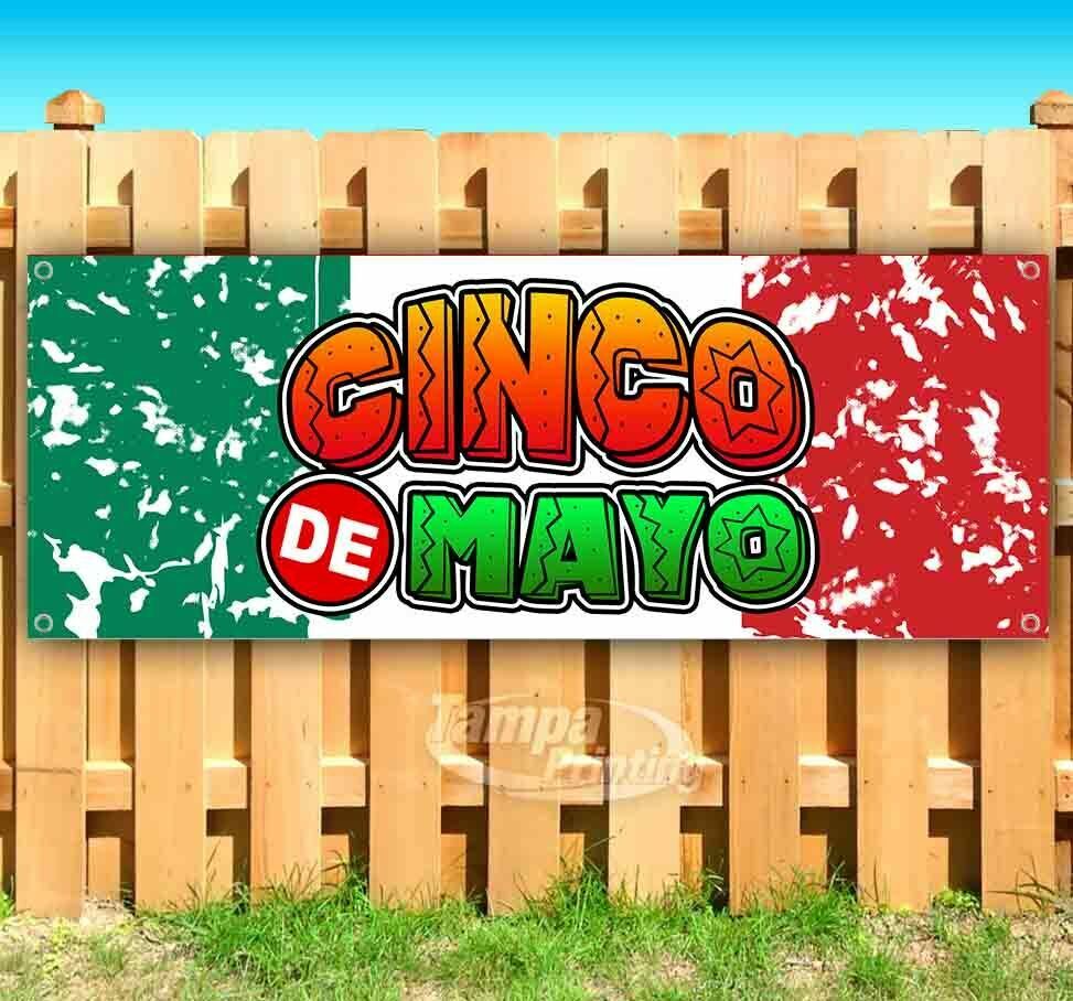 CINCO DE MAYO Advertising Vinyl Banner Flag Sign USA Many Sizes HOLIDAY ...