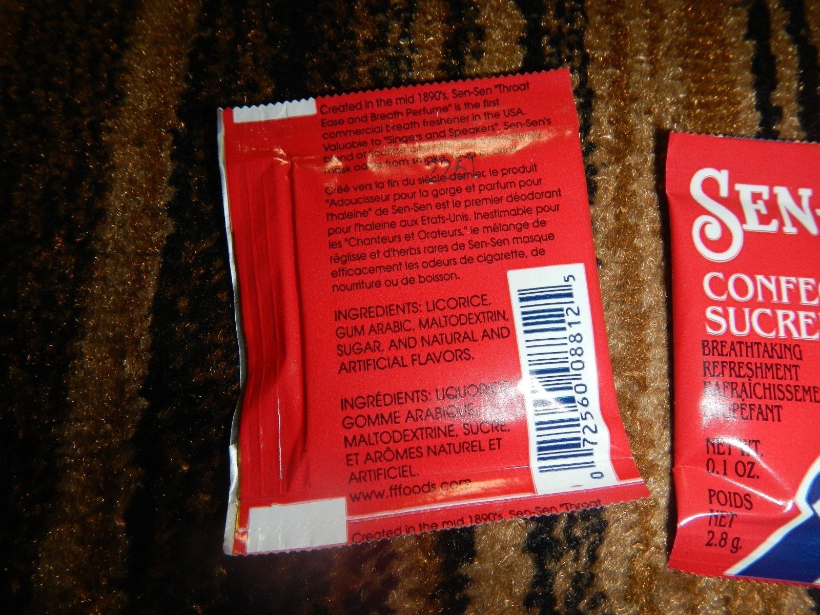 Old VINTAGE candy SEN SEN mint licorice breath freshener mint 12 ...