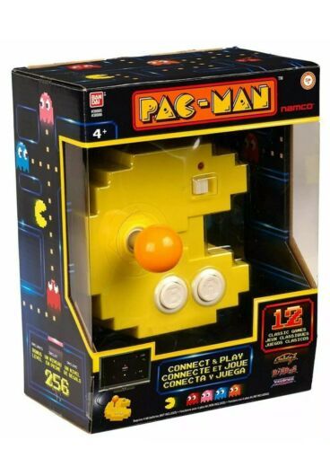 Pac-Man Connect & Play, Game Case, Pac-Man Joystick Controller, 12 ...