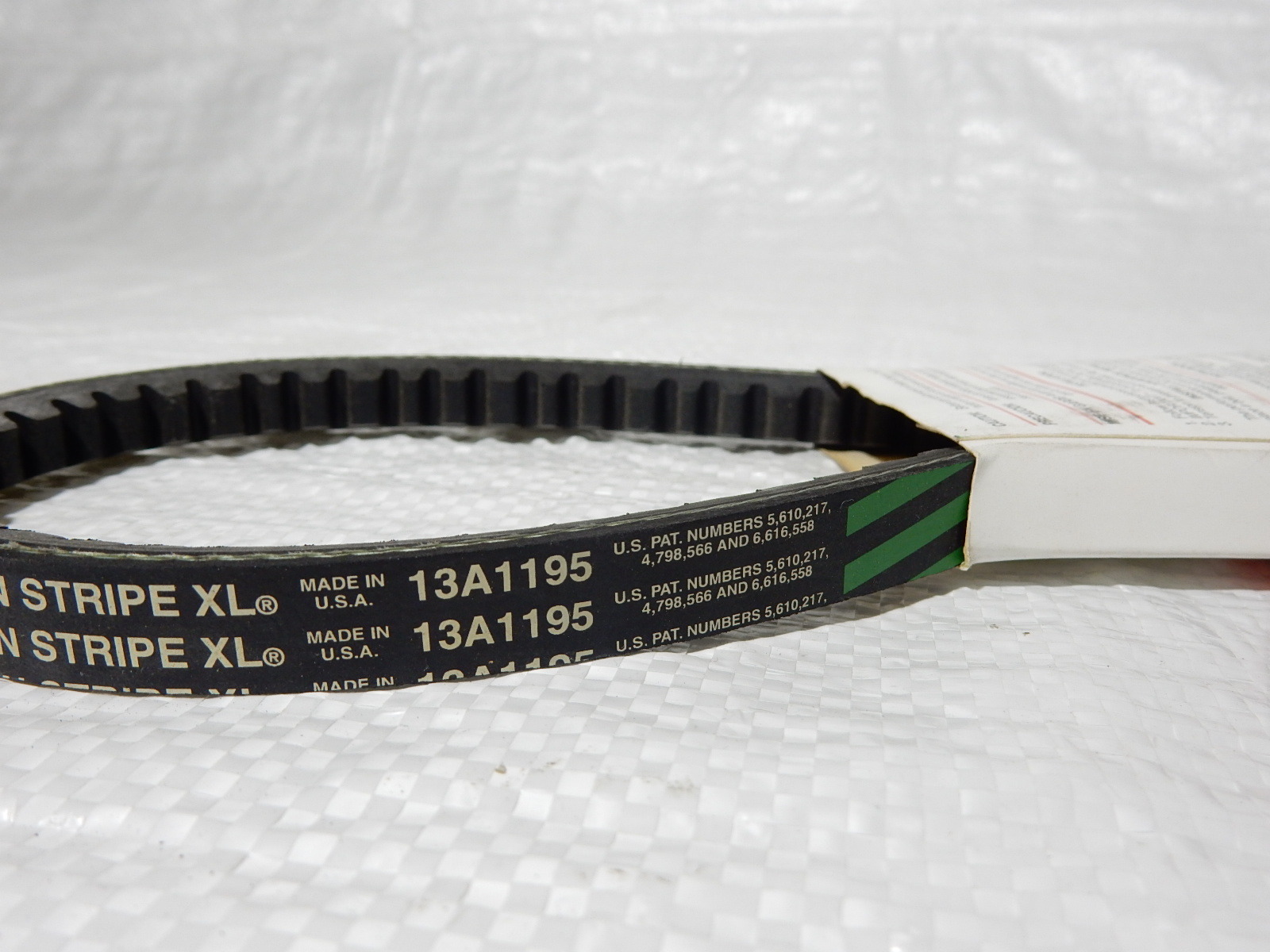 V-Belt 9470 Gates Automotive XL 13A1195 Green Stripe fits L4 L6 V8 ...