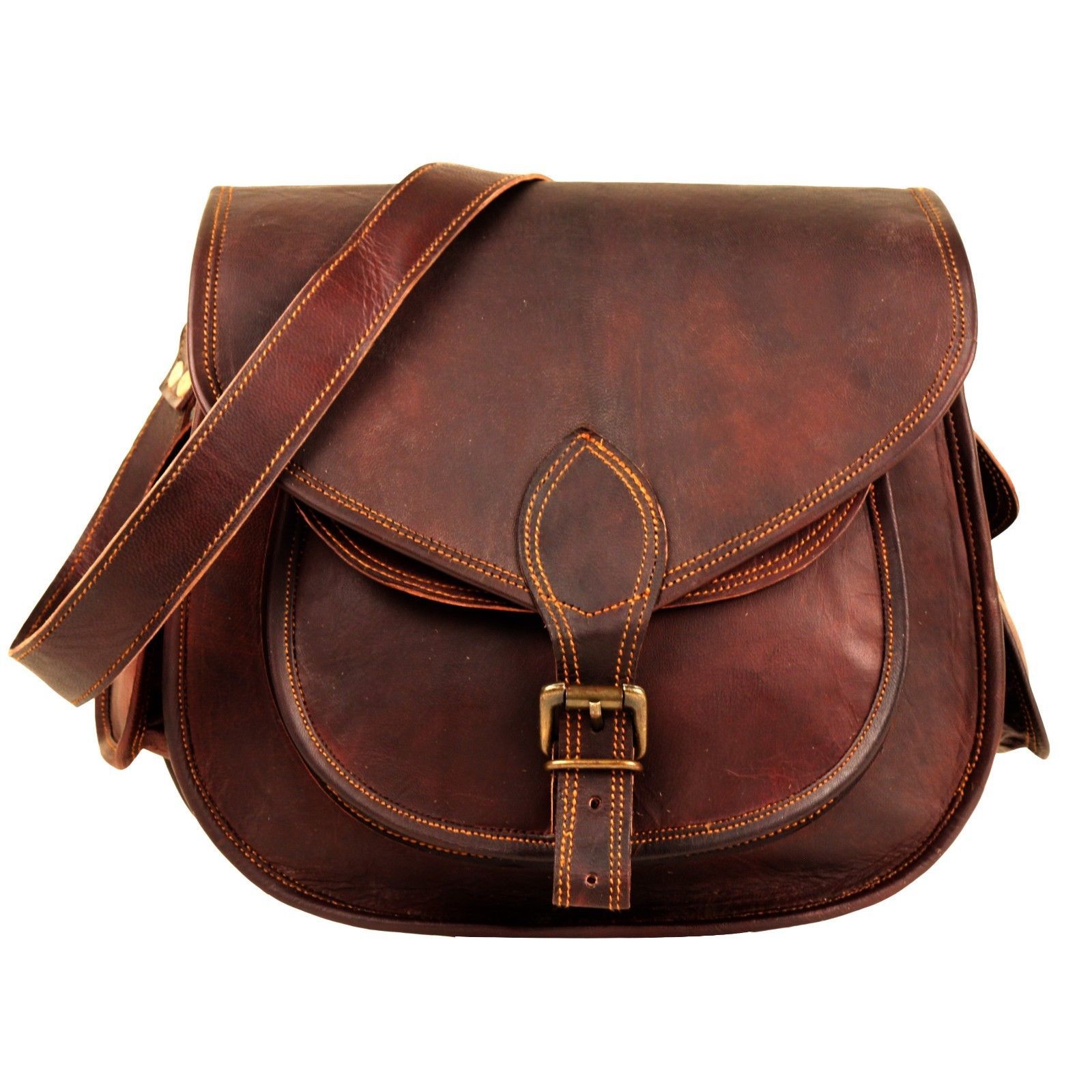 Brown Leather Messenger Bag Women s Semashow Brown Leather Messenger Bag Women s Semashow