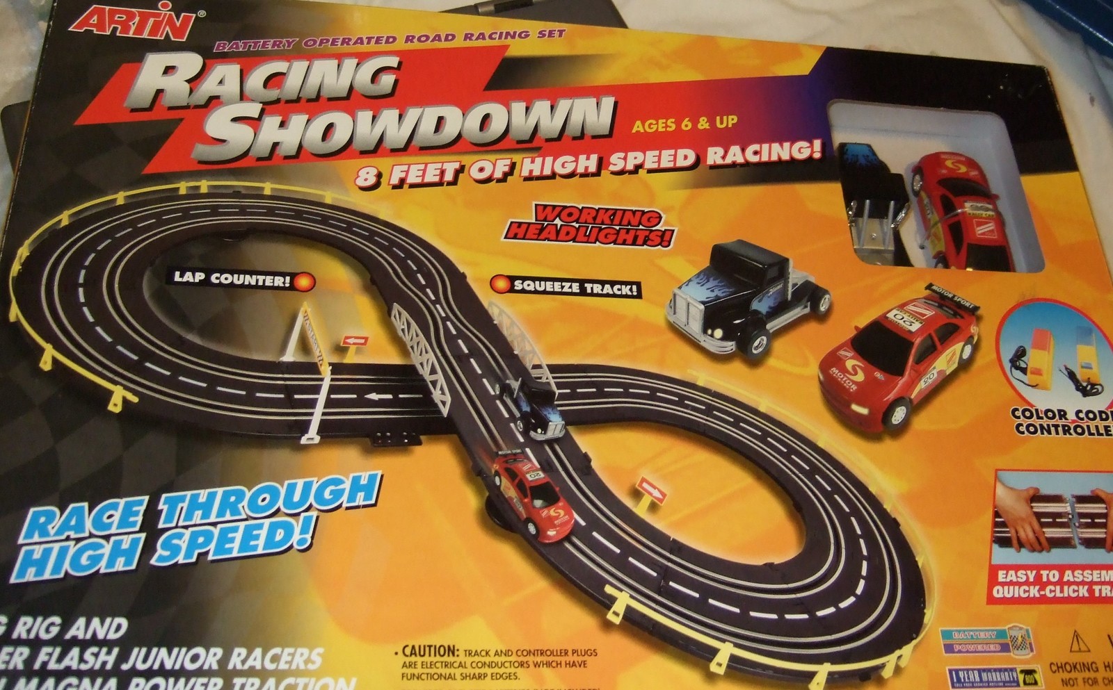 Car Road Racing Set - Racing Showdown by Artin - (New) - Toy Vehicles