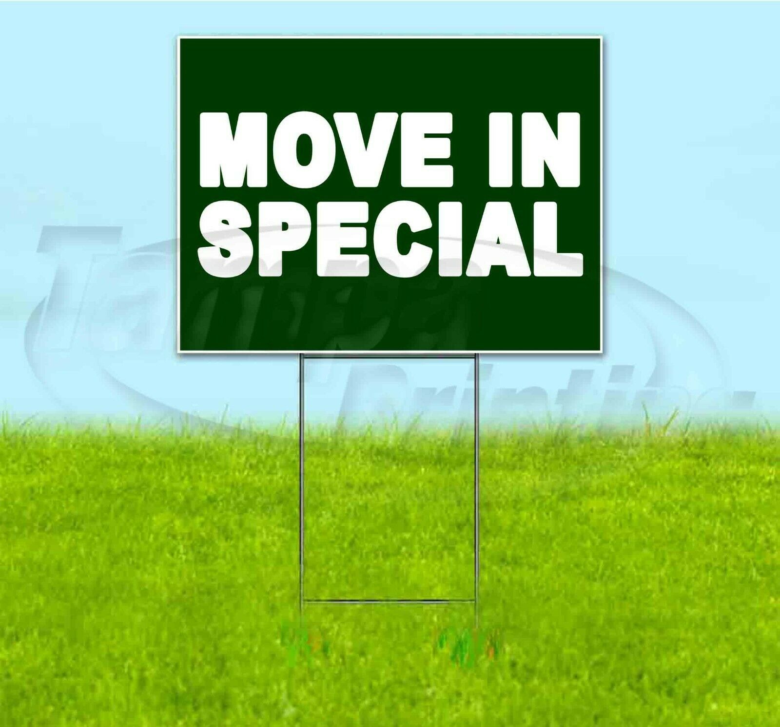 MOVE IN SPECIAL 18x24 Yard Sign WITH STAKE Corrugated Bandit USA ...