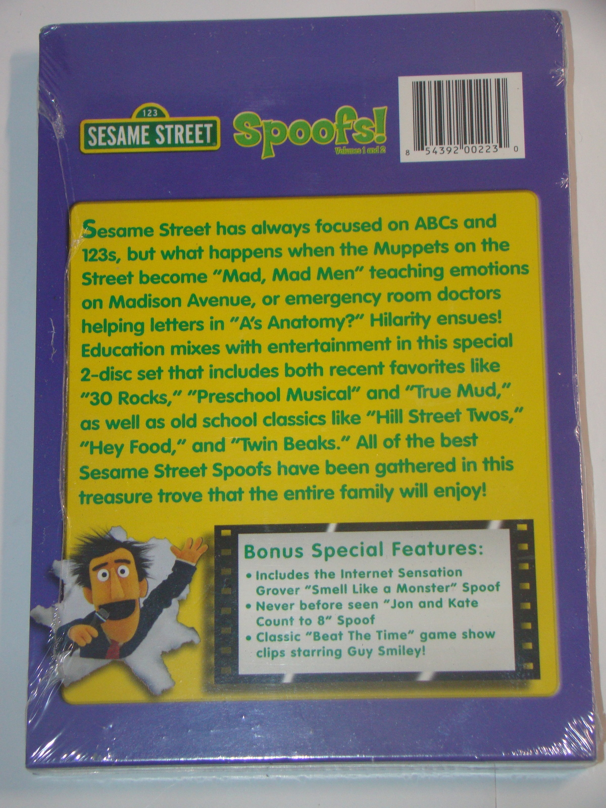 BEST OF SESAME STREET - Spoofs! Volume 1 and 2 - 2 Disc set (Dvd) (New) - DVDs & Blu-ray Discs