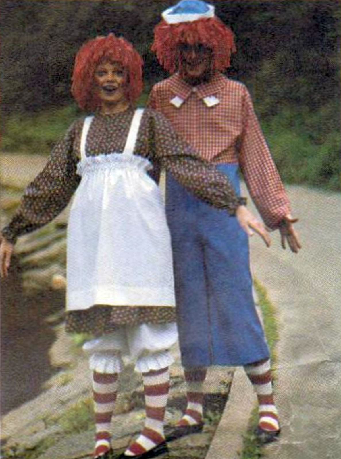 Misses Mens Teens Raggedy Ann Andy Halloween Costume Sew Pattern Adult ...