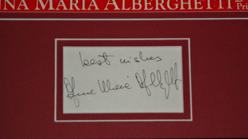 Anna Maria Alberghetti Signed Framed 16x20 Cinderfella Poster Display ...