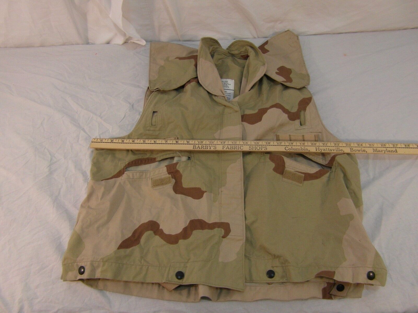 USGI PASGT Authentic Government Issue Desert Camouflage Pasgt Vest ...