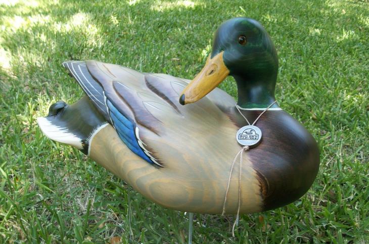 Big Sky Carvers Emerald Prince Mallard, Hand Carved Wooden Duck, New ...