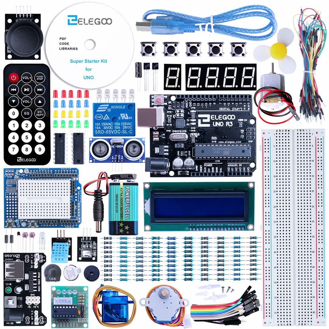 Elegoo EL-KIT-003 UNO Project Super Starter Kit with Tutorial for ...