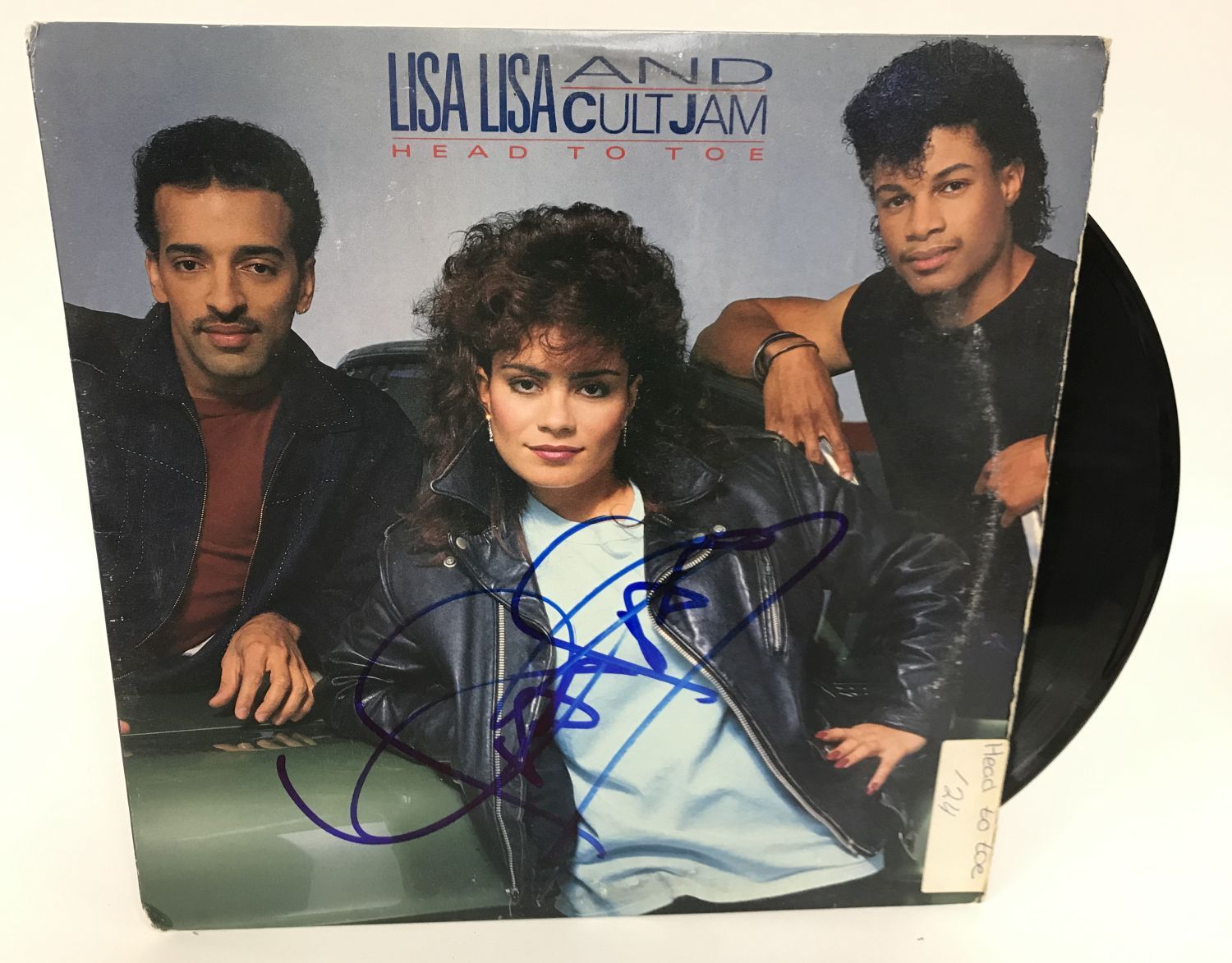 Lisa Lisa Autographed "Head to Toe" Record Album - Records