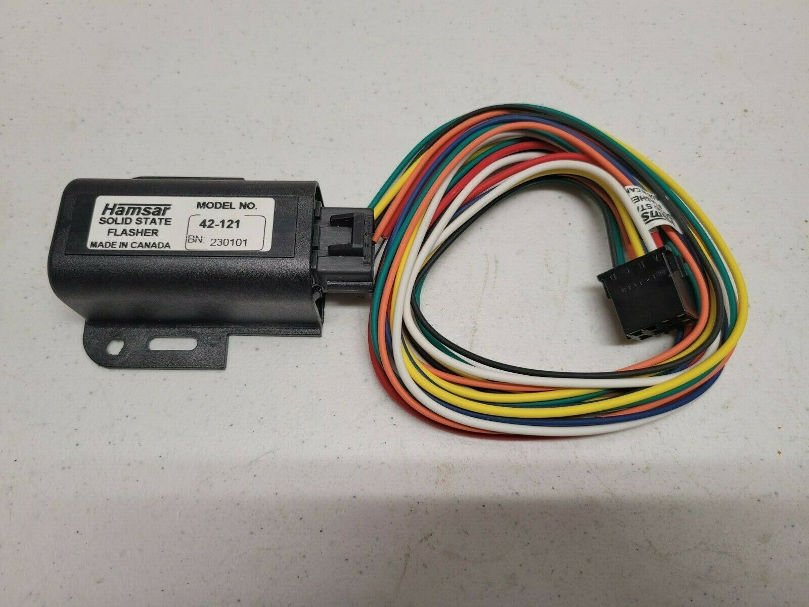 Hamsar/New Flyer 12V 15A Solid State Turn Signal 4-Way Flasher 42-121 ...