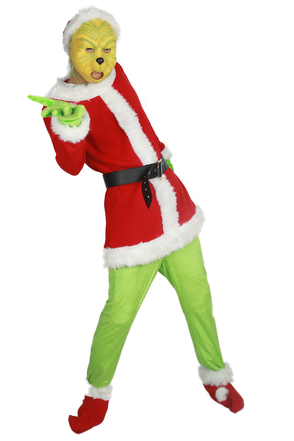 The Grinch Cosplay Costume How the Grinch Stole Christmas Fancy Dress ...