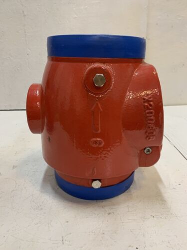 Lansdale LVRCGG 6” Grooved Riser Swing Check Valve 350 PSI 24 Bars ...