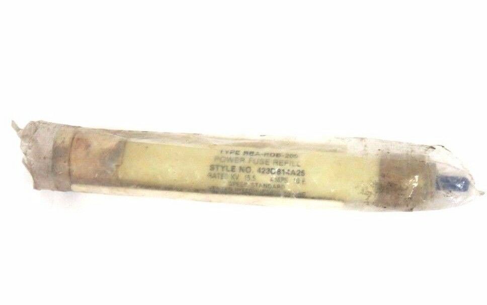 NEW WESTINGHOUSE TYPE RBA-RDB-200 POWER FUSE REFILL STYLE 423D814A25 ...