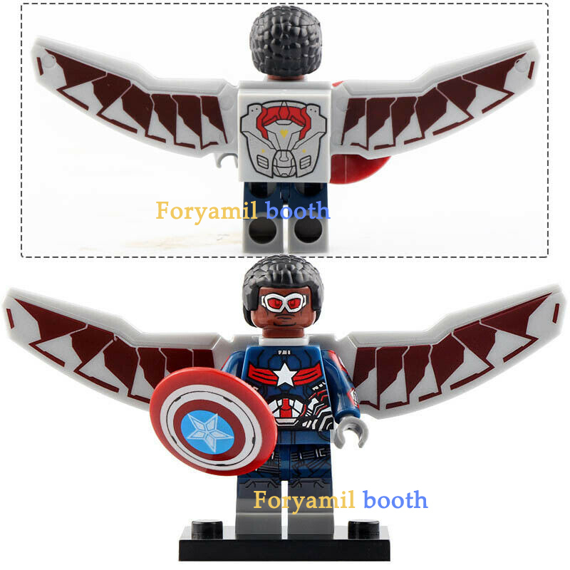Falcon (New Captain America) Avengers Endgame Marvel Minifigures Toy ...