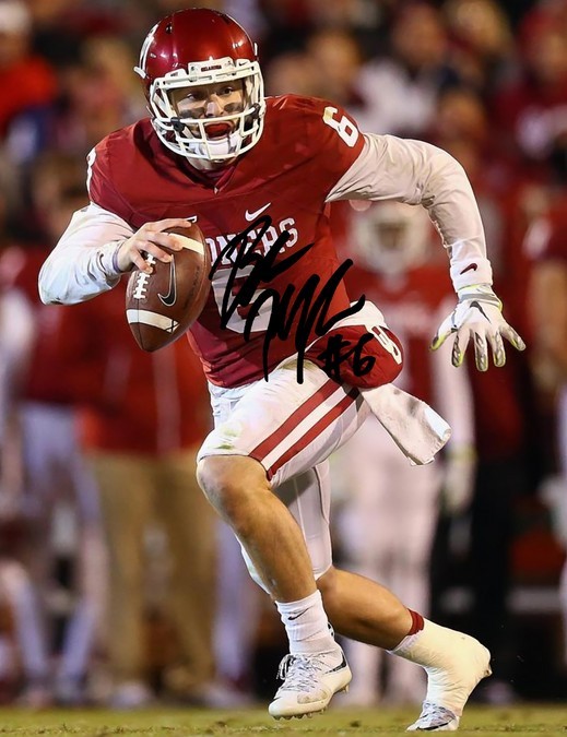 BAKER MAYFIELD SIGNED PHOTO 8X10 RP AUTOGRAPHED OKLAHOMA SOONERS ...