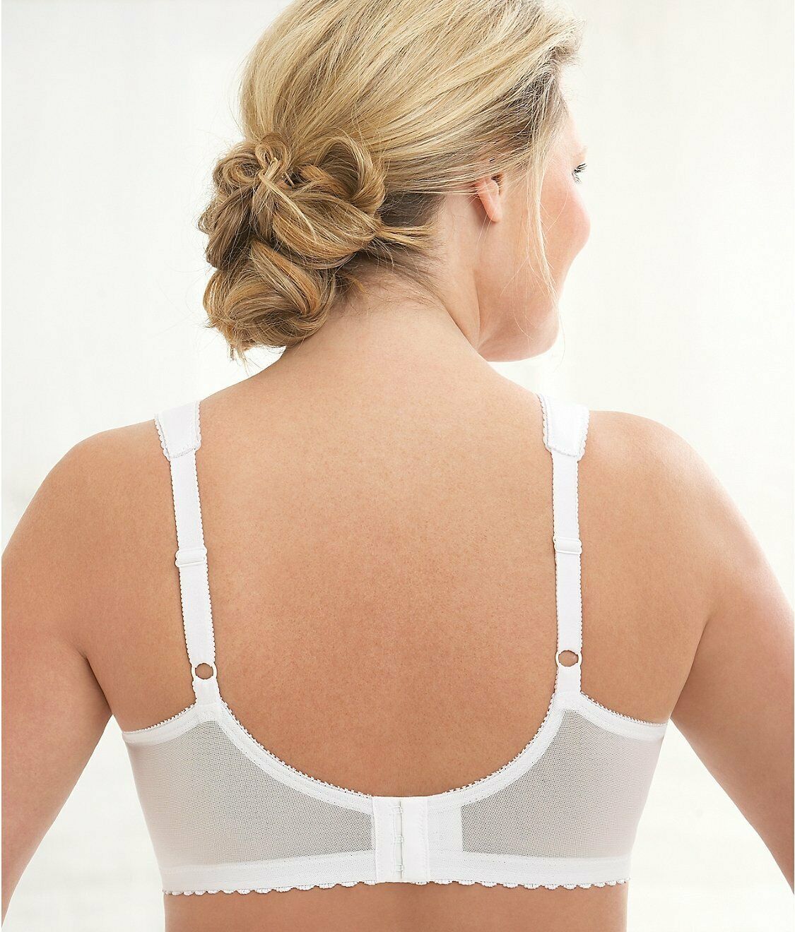 Glamorise White Magic Lift Full Figure Support Bra Us 48h Uk 48ff