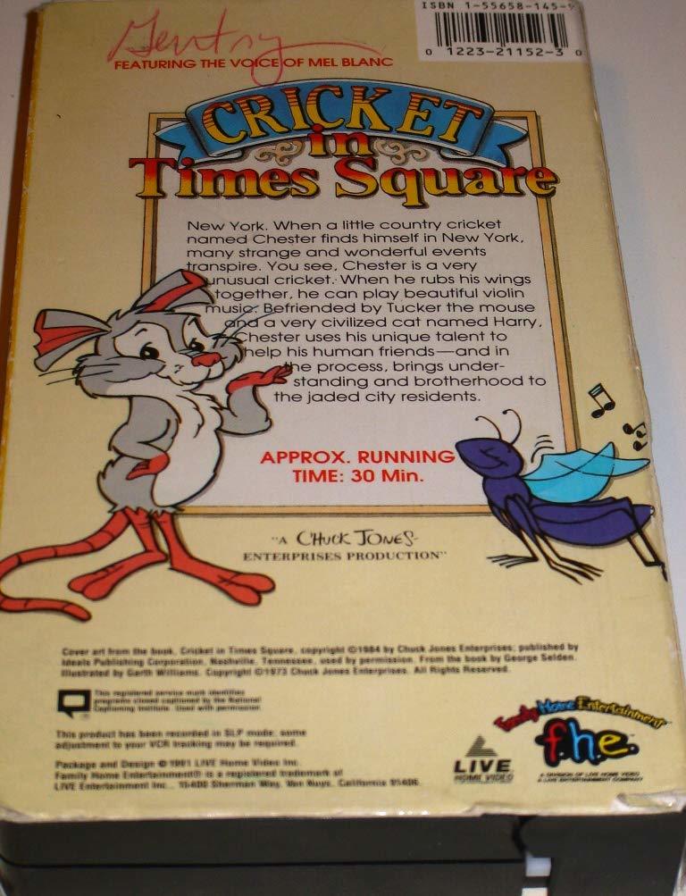 Cricket in Times Square [VHS] [VHS Tape] - Movies & TV